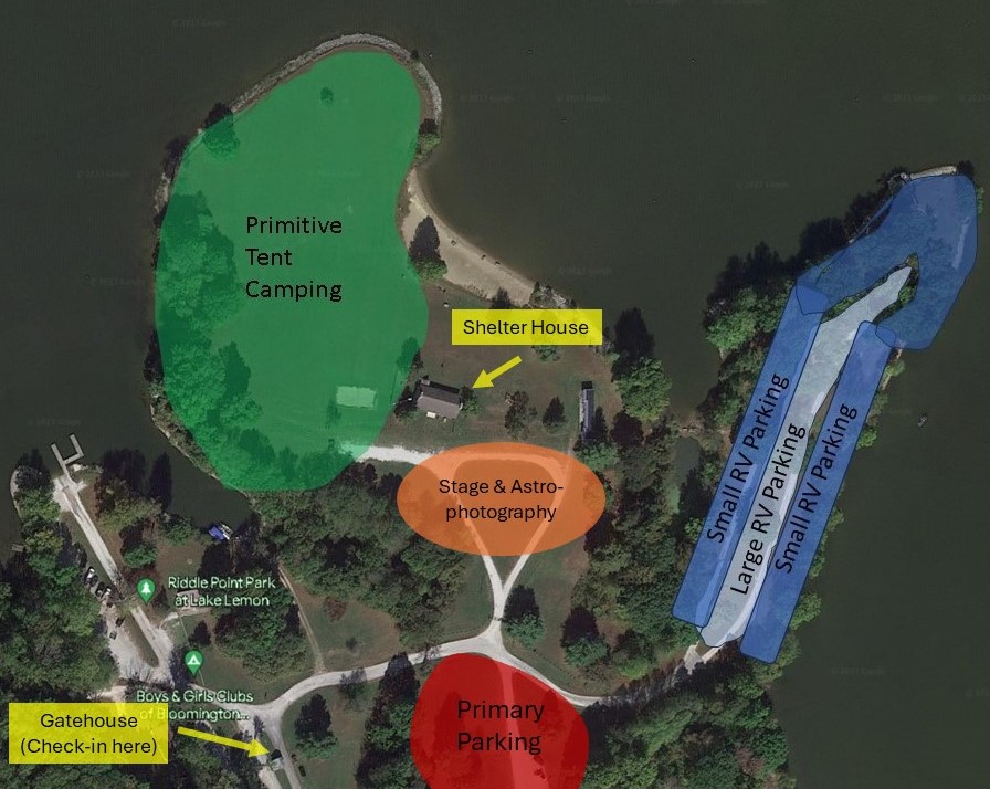 Lake Lemon Eclipse Camping Details - Lake Lemon Conservancy District!